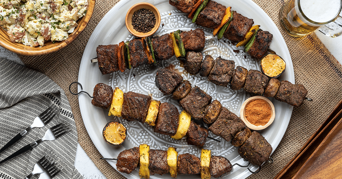 Beef Shish Kebab Trio | Beef Loving Texans | Beef Loving Texans is your ...
