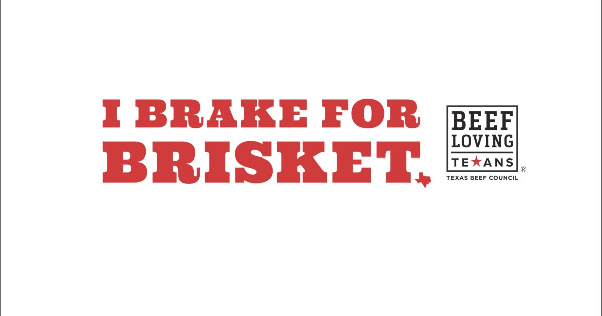Brake for Brisket Bumper Sticker | Beef Loving Texans | Beef Loving ...