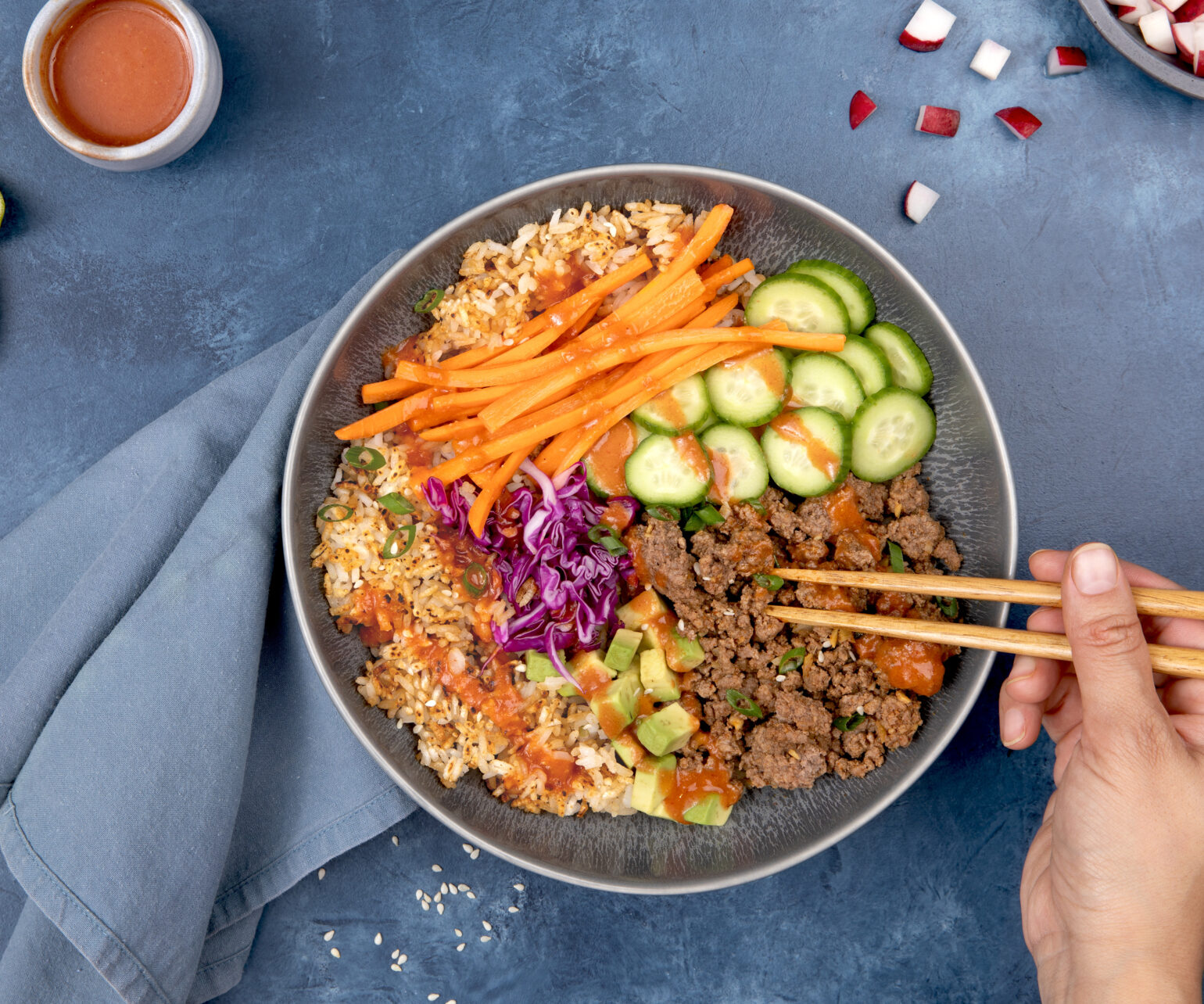 Crispy Rice Beef Bowls | Beef Loving Texans | Beef Loving Texans is ...